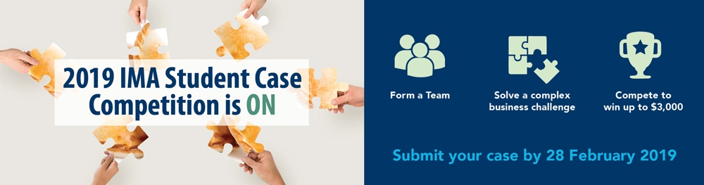 Student Case Study Contest With a Chance to Win $3,000 from IMA